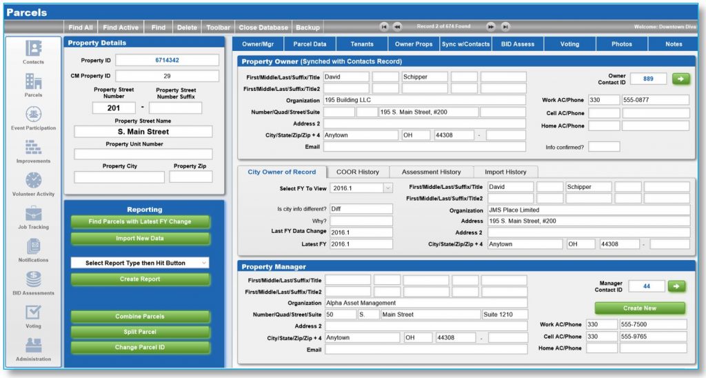 Main Streets Database Template Bid Edition Downtown Diva 1519